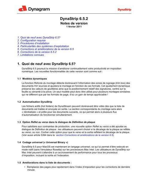DynaStrip 6.5.2 - Dynagram