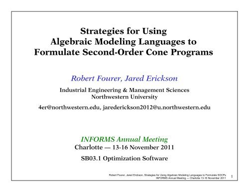 Strategies For Using Algebraic Modeling Languages To Ampl
