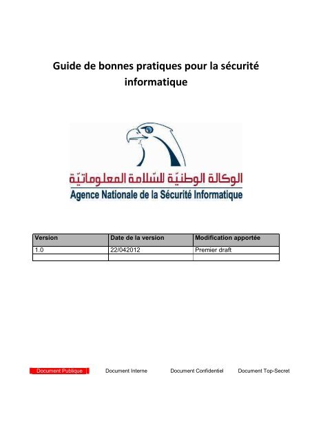 Guide De Bonnes Pratiques Pour La Sécurité Informatique Ansi