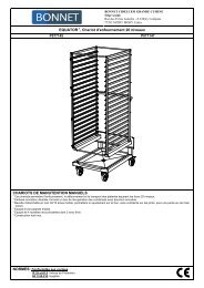 Technical Data sheet - Bonnet