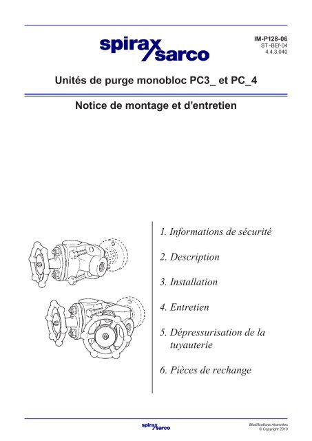 PC3 / PC4 - Spirax Sarco