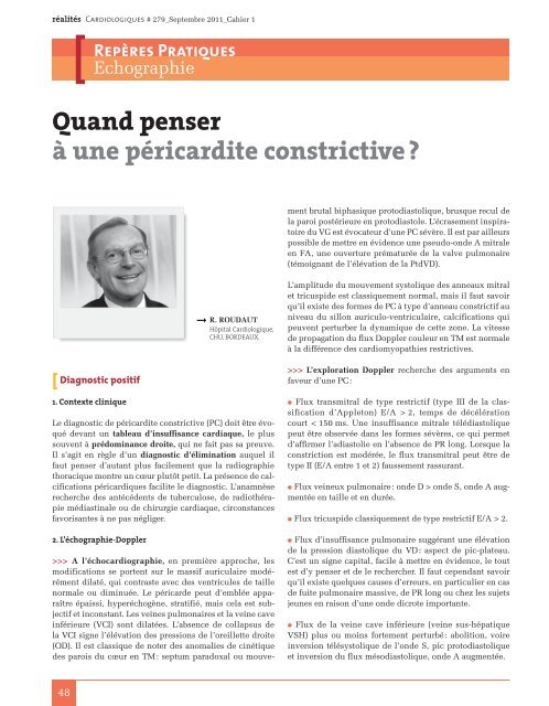 IRM De Péricardite Constrictive