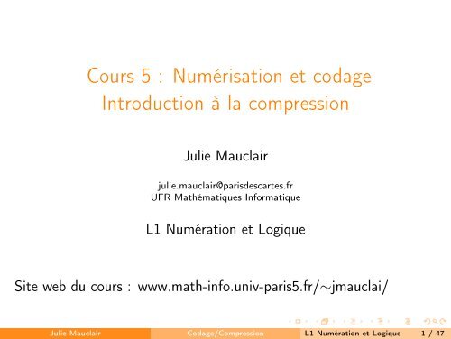 cours math bac informatique