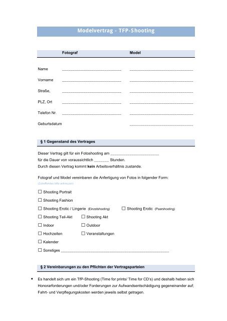 TFP-Vertrag - RS-Werbemittel