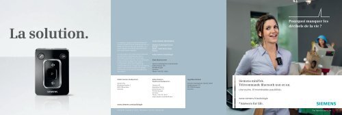 Brochure patients miniTek - Siemens Hearing Instruments