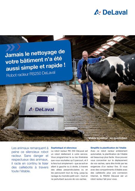 Robot racleur RS250 DeLaval