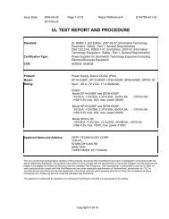 UL TEST REPORT AND PROCEDURE - ZIPPY