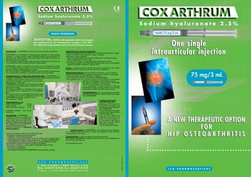 Datasheet - LCA Pharmaceutical