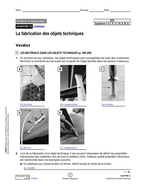 La fabrication des objets techniques