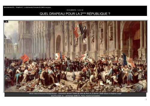 QUEL DRAPEAU POUR LA 2ème RÉPUBLIQUE