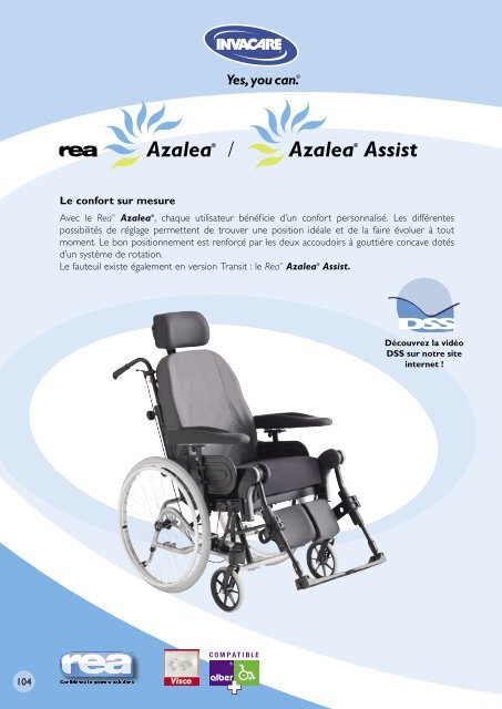 Azalea® / Azalea® Assist - Invacare Rea