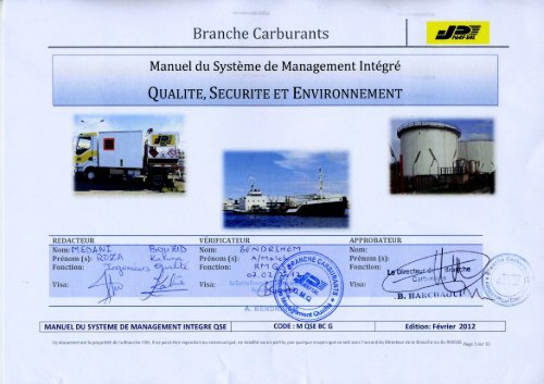 Branche Carburants - Accueil - Naftal