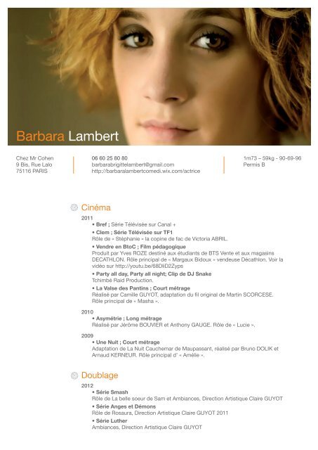 Barbara Lambert - Sfr