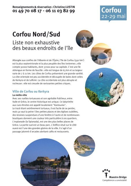 Renseignements & réserva