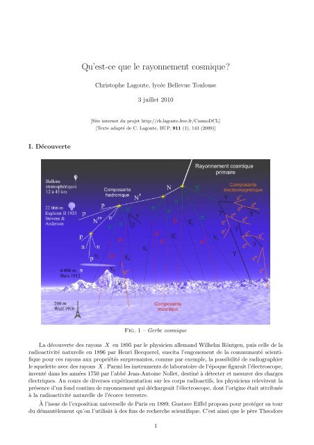 Qu'est-ce que le rayonnement cosmique? - Free