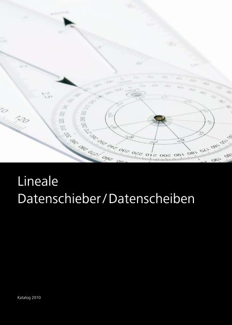 Lineale Datenschieber/Datenscheiben - schreiner coburg