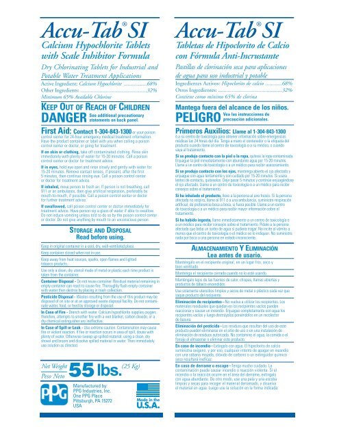 Accu-Tab®SI Accu-Tab®SI - KellySolutions.com