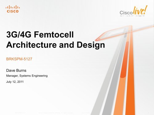 Femtocell Architecture