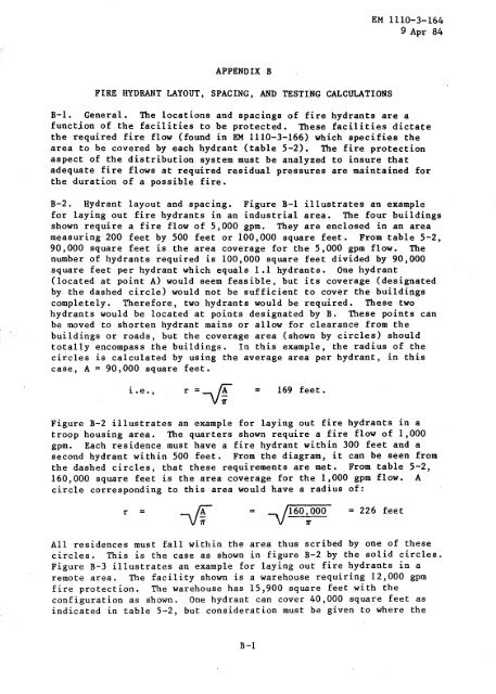 FIRE HYDRANT LAYOUT, SPACING, AND TESTING ...