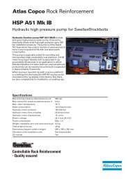 Swellex pump ESP A51 MKII b spec sheet - Atlas Copco