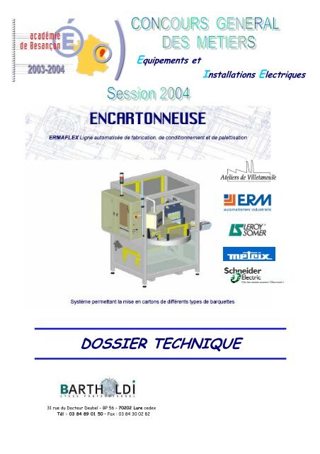 DOSSIER TECHNIQUE - Académie d'Aix-Marseille