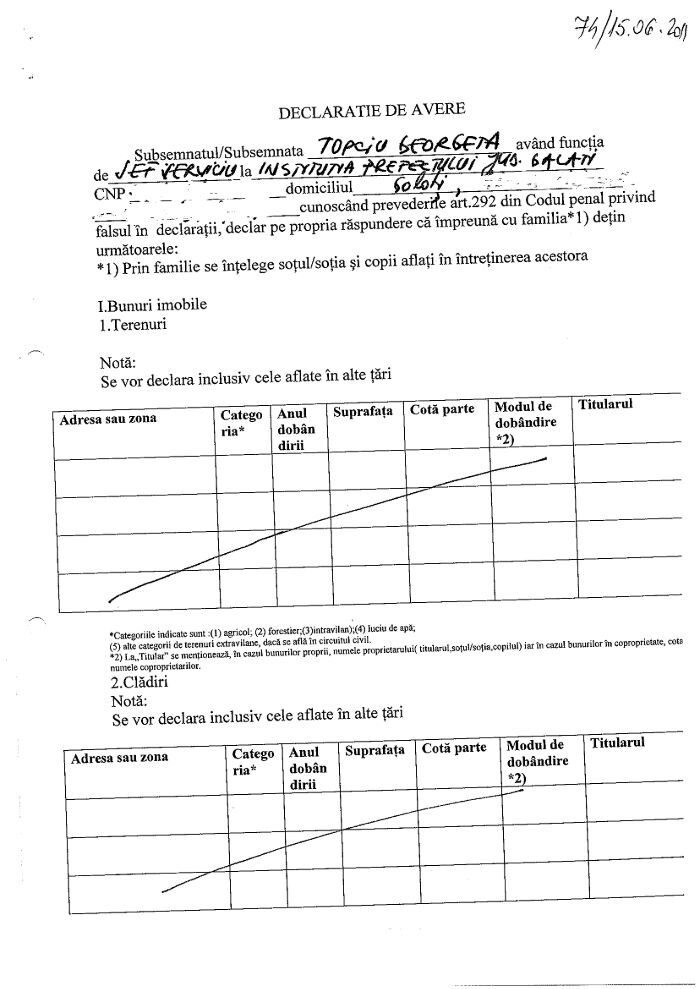 Declaratie Lettertype Declarație Oficială Privind Utilizarea în