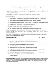 Command Supply Discipline Program - U.S. Army