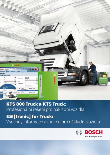 KTS 800 Truck a KTS Truck: Profesionální řešení pro ... - Bosch