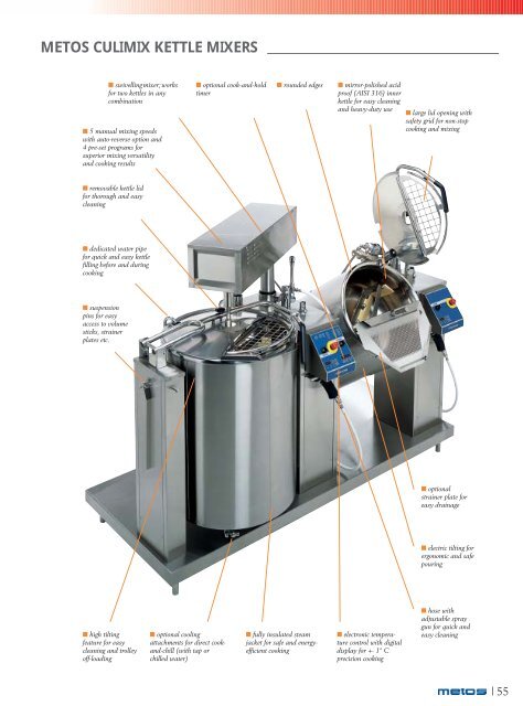 METOS CULINO KETTLES 54