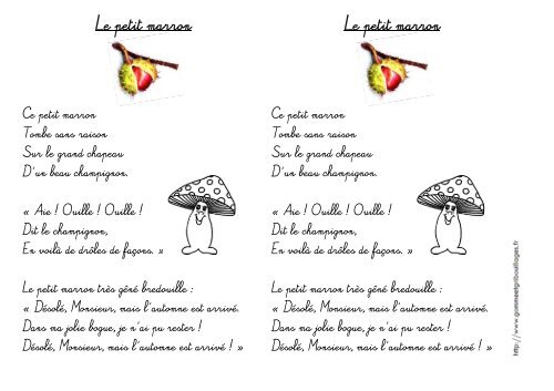 Le petit marron Le petit marron - Gomme & Gribouillages