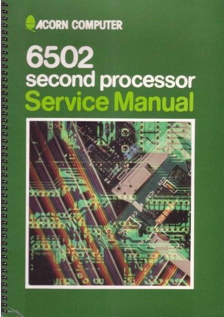 6502 Second Processor Service Manual