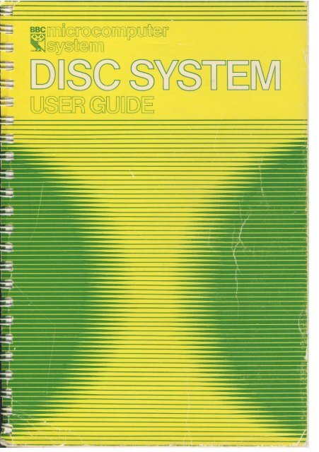 Disc System User Guide (1982).