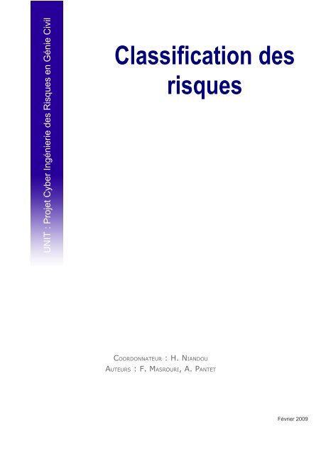 Classification des risques - UNIT