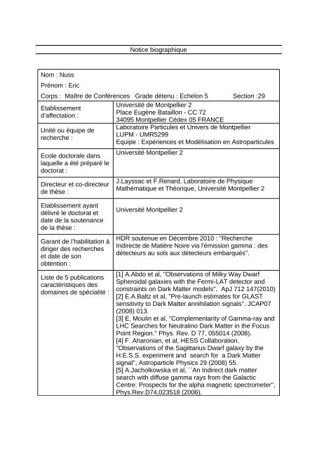 Modèle de notice biographique - CNU