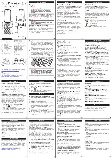 Doro PhoneEasy® 618