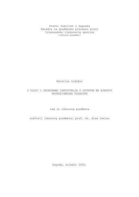 Izmiritelj - Alan Uzelac