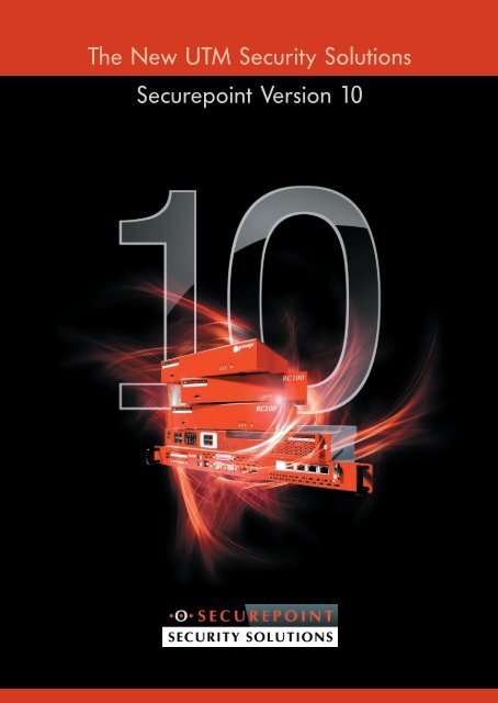 Securepoint 10 UTM Security solutions - Securepoint Firewall Server