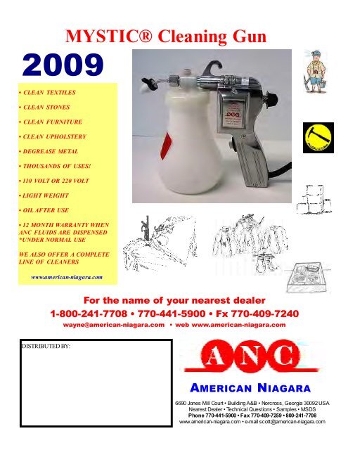 MYSTIC® Cleaning Gun 2009 - American Niagara