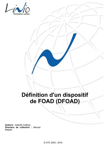 Définition d'un dispositif de FOAD (DFOAD) - scenari-platform