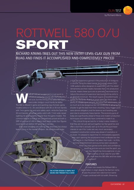Rottweil 580 Review