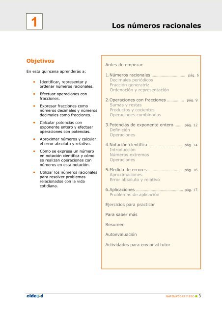 Tabla De Exponentes Racionales