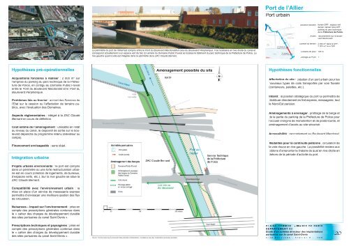Schéma directeur des implantations portuaires du canal Saint Denis