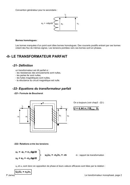 Convention générateur p