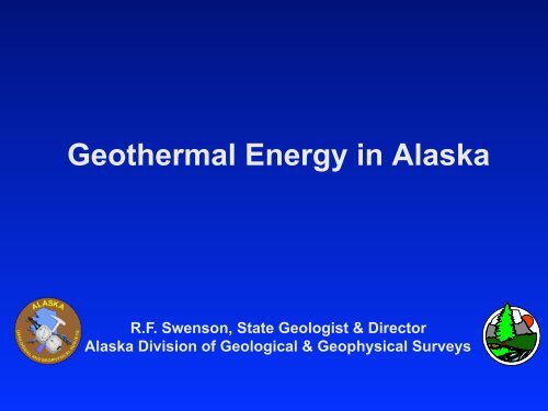 Alaska Technology Update: Geothermal Energy In Alaska - EERE