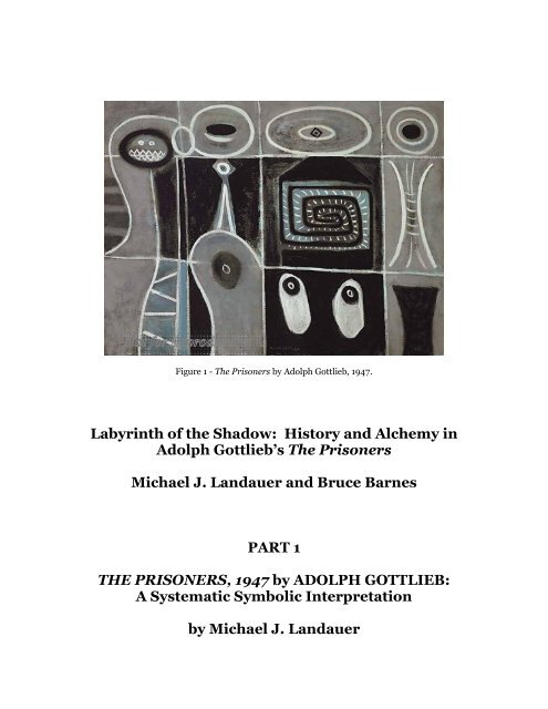 Labyrinth of the Shadow: History and Alchemy in Adolph ... - ARAS