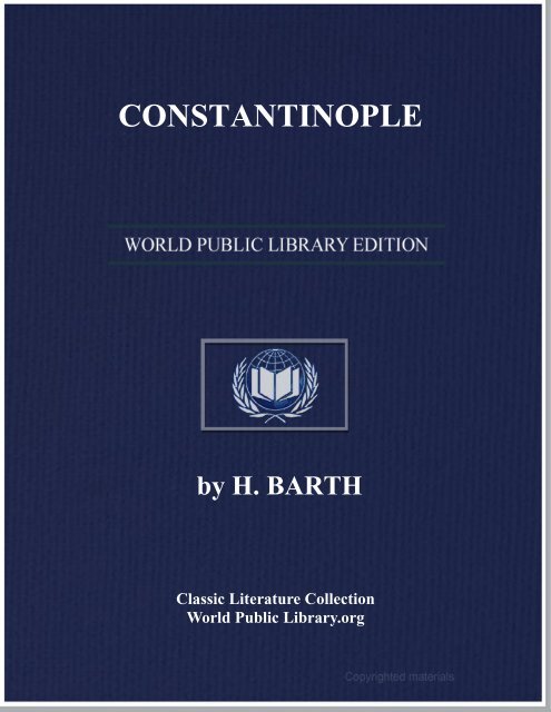 CONSTANTINOPLE - World eBook Library