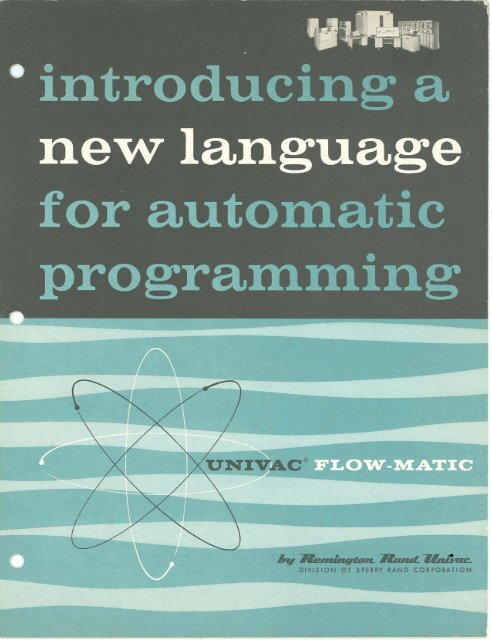 Univac Flow-Matic, 1957