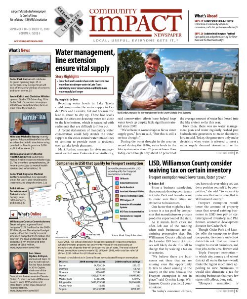Cedar Park & Leander - Community Impact Newspaper