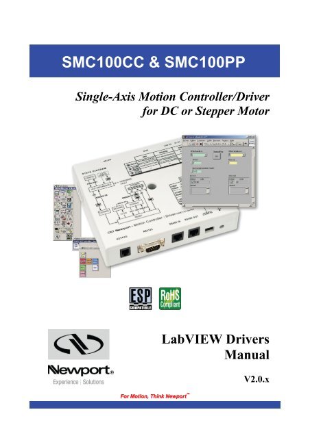 SMC100CC & SMC100PP - Newport Corporation