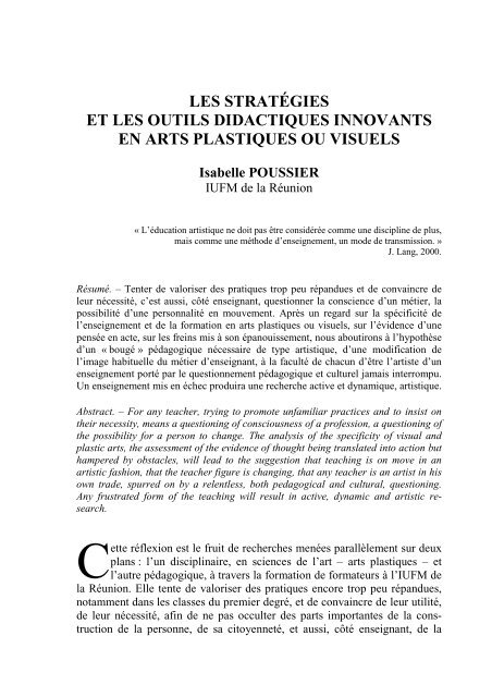 Devoir 01 Arts Plastiques CNED URGENT!!! 3ème Arts plastiques